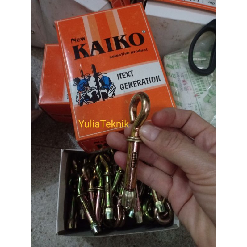 Jual eye dynabolt anchor m10x50 merek Kaiko Made in Taiwan / eye ...