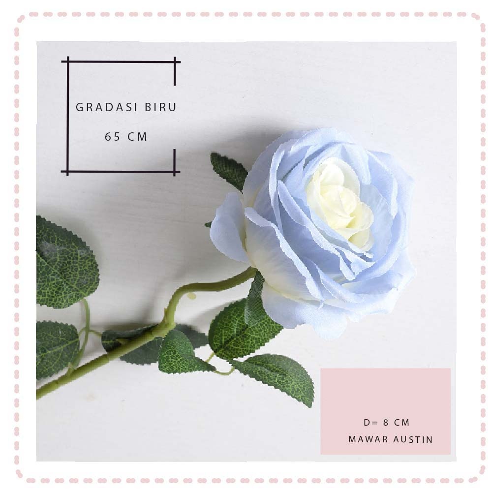 Jual [FlowerCrown] (XF - 08) - Bunga Mawar Blue / Dekorasi Bunga ...