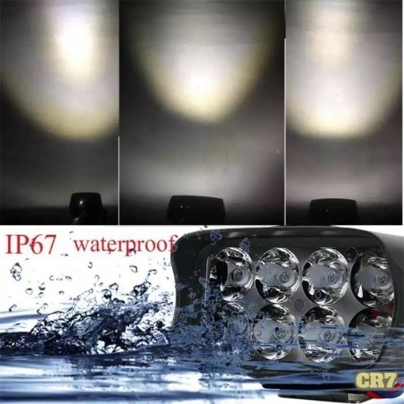 Jual Lampu LED Bar Tembak Sorot Pipih Motor Mobil Laser Gun Worklight ...