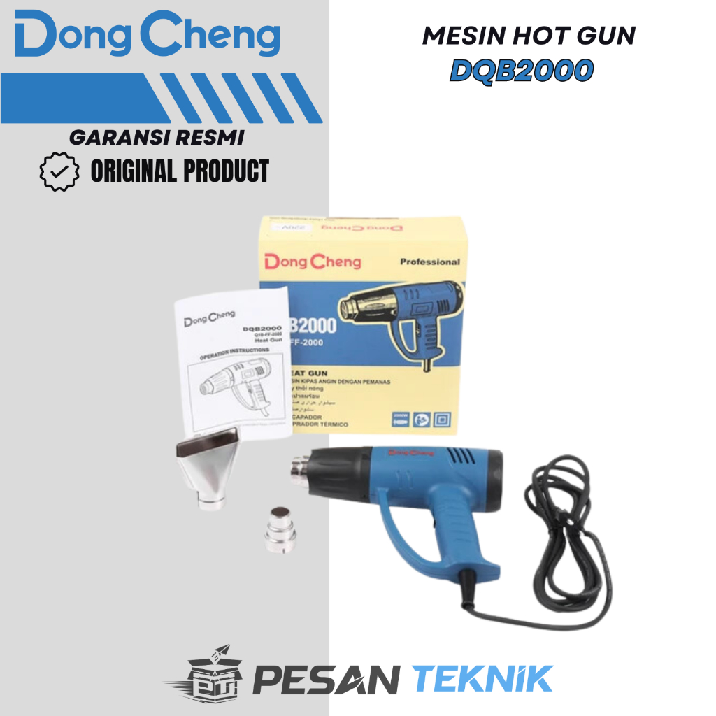 Jual Mesin hot gun DONGCHENG DQB2000 heat gun | Shopee Indonesia