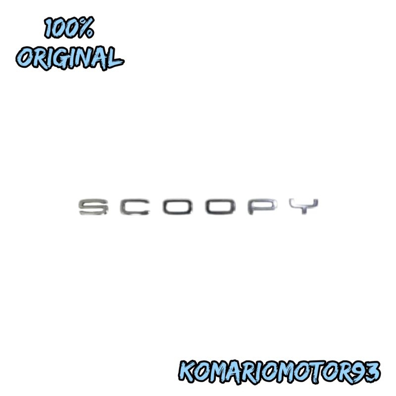 Jual 86836-K2F-N10ZB Emblem Scoopy Type 1 / Logo Emblem Body Honda ...