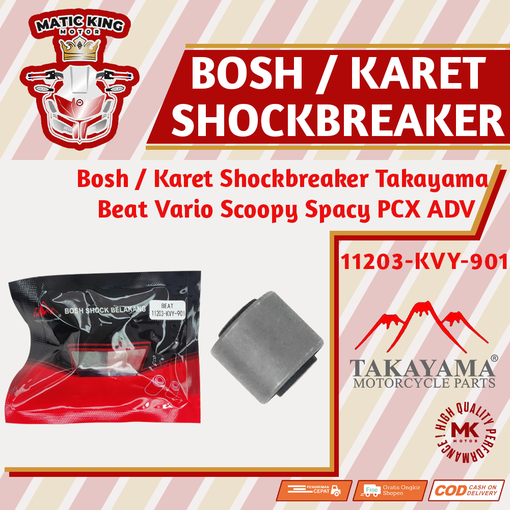 Jual Karet Bosh Boss Shockbreaker Sok Belakang Mesin Beat Vario Scoopy ...
