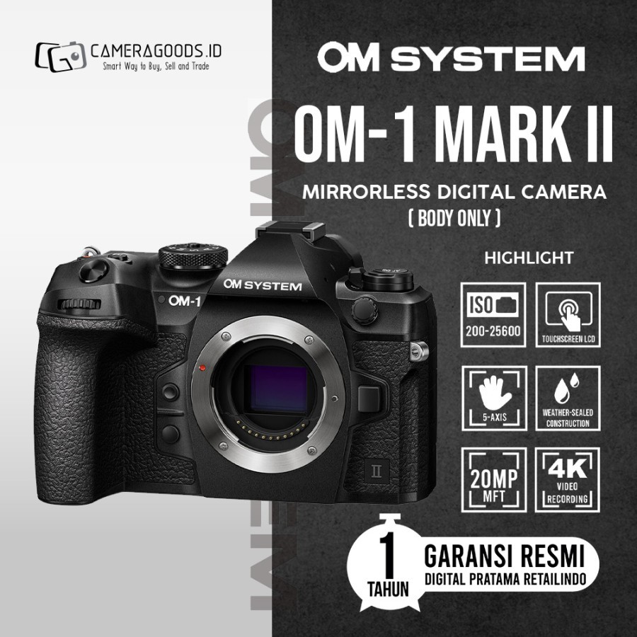 Jual OLYMPUS OM SYSTEM OM-1 Mark II Mirrorless Camera Digital OM1 II | Shopee Indonesia
