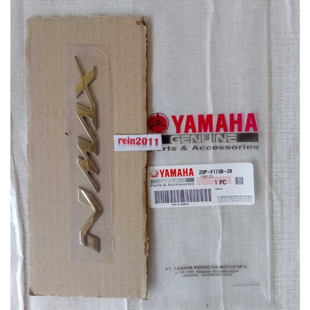 Jual EMBLEM LOGO NMAX GOLD ASLI / EMBLEM LOGO NMAX N MAX ORIGINAL ...