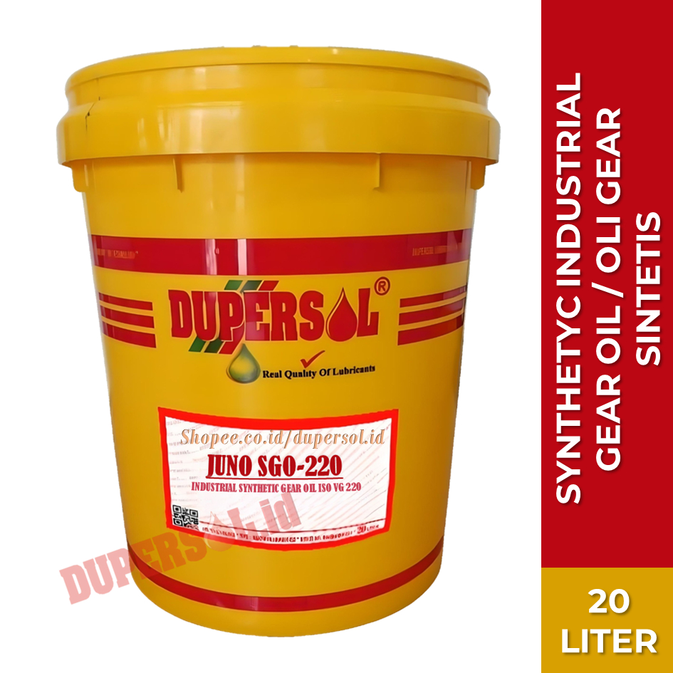 Jual DUPERSOL JUNO SGO 220 / Oli Gear Sintetis ISO VG 220 / Oli Gearbox ...