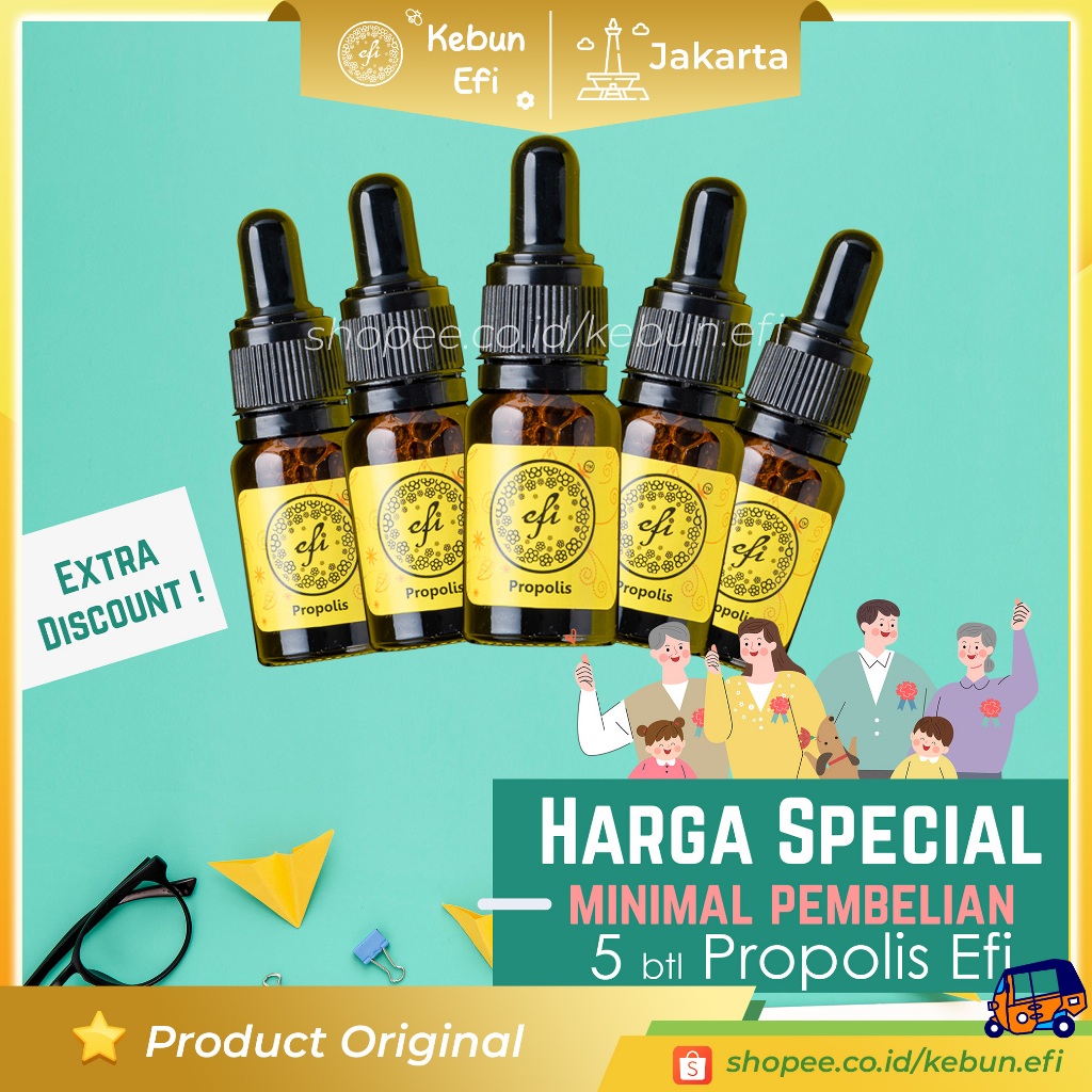 Jual [PROMO] Propolis Efi by Kebun Efi ( 100% Original Propolis Non ...