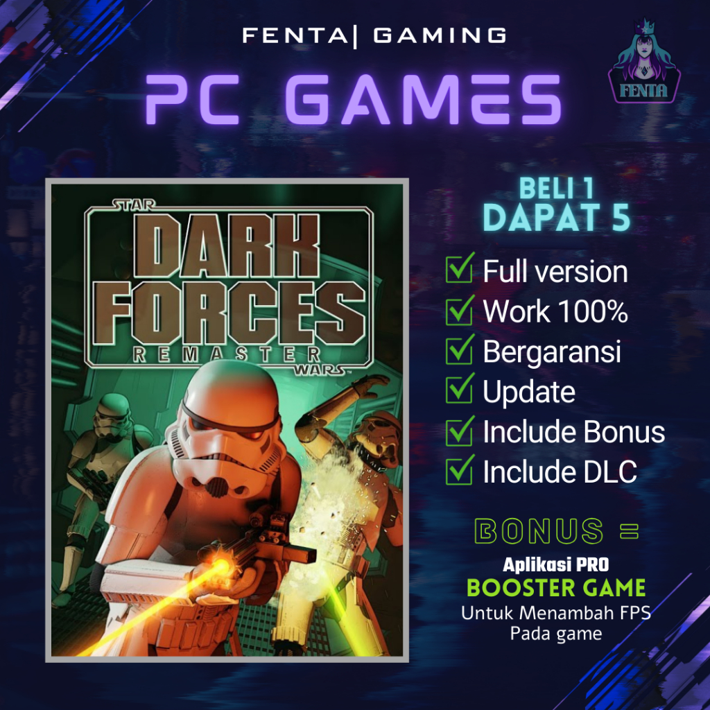 Jual STAR WARS DARK FORCES REMASTER - GAME PC - GAME LAPTOP | Shopee ...