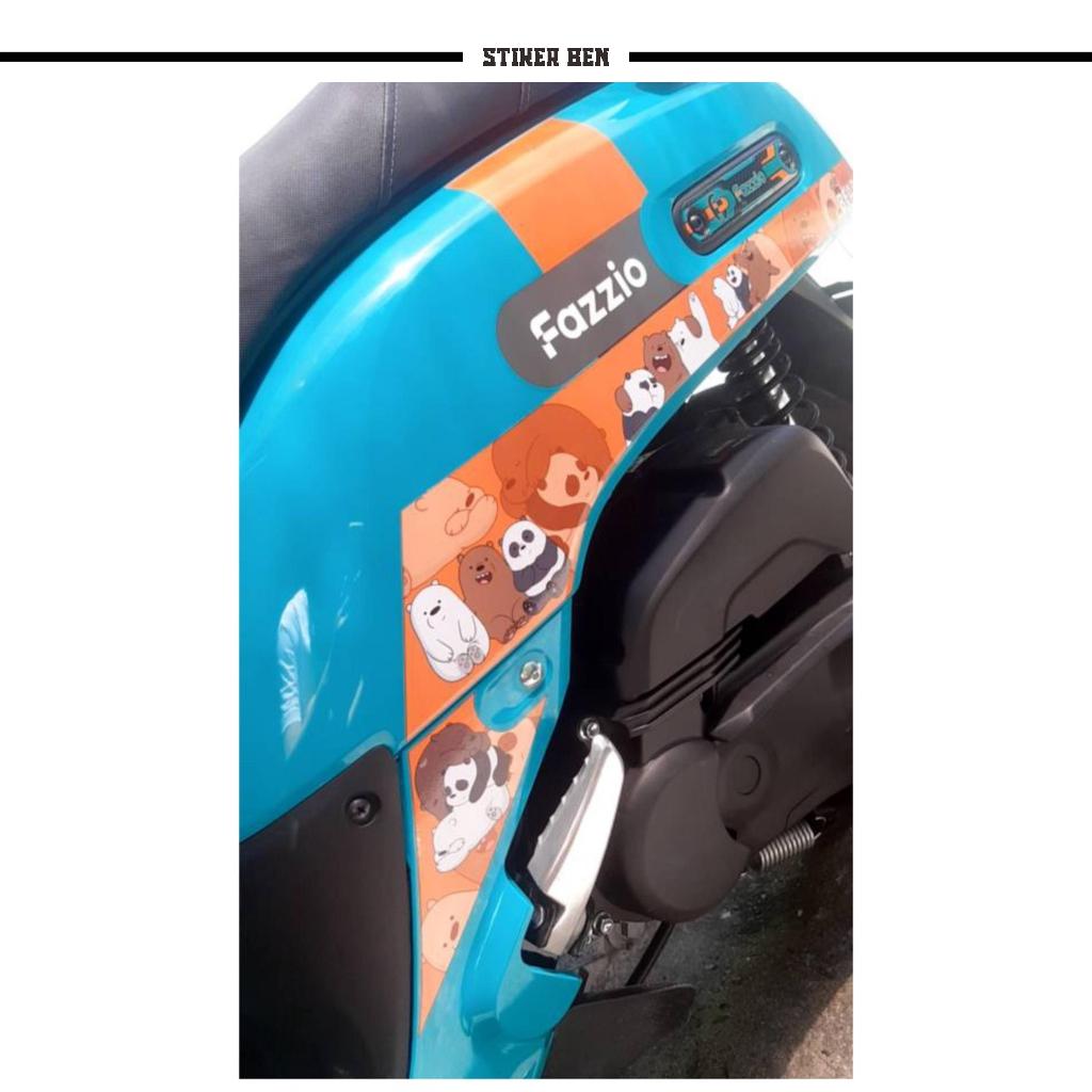 Jual YF002 / STRIPING FAZZIO / STICKER / STIKER / WE BARE BEARS ...