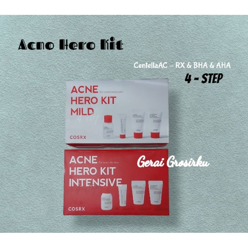Jual COSRX HERO KIT 4-STEP MILD & INTENSIVE | Shopee Indonesia