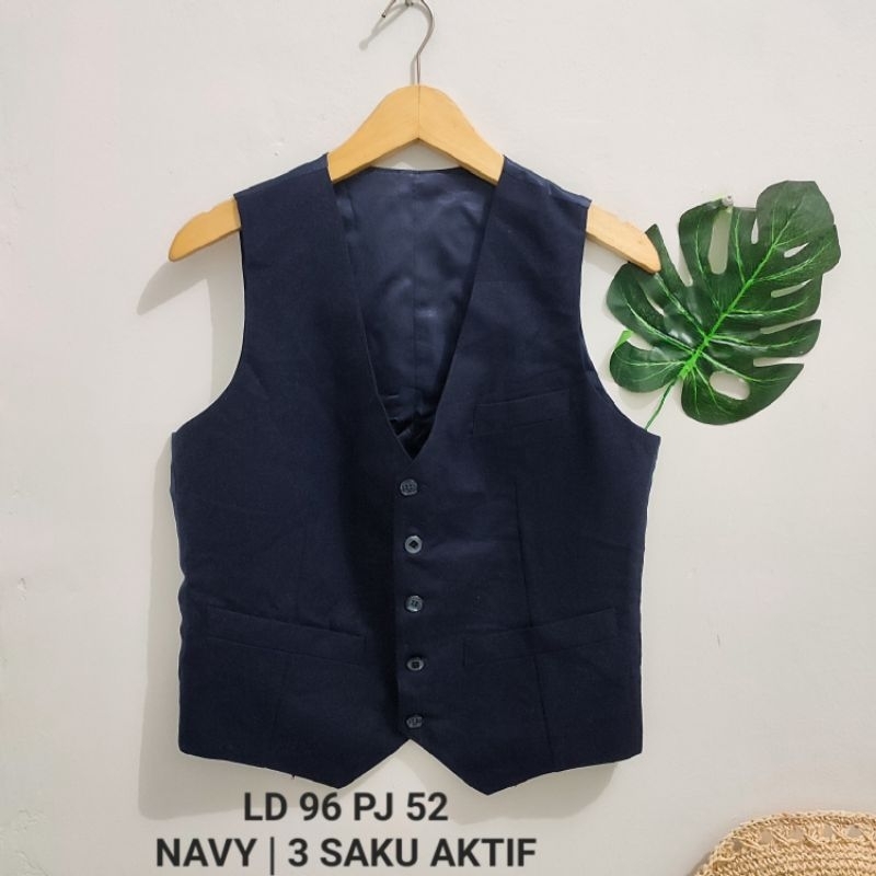 Jual Vest Blazer / Rompi Blazer / Vest Fashion | Shopee Indonesia