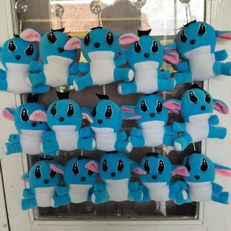 Jual boneka gantungan kaca mobil STICH isi 10 dan 12 pcs GRATIS ...