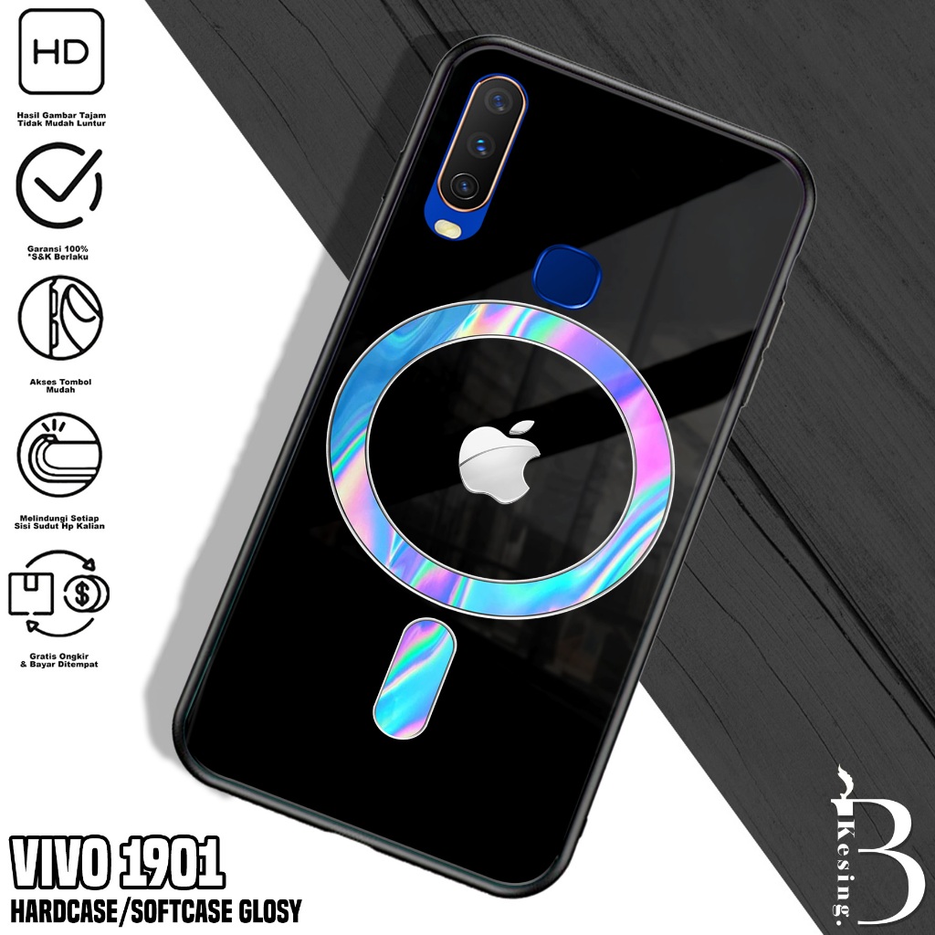 Jual Case VIVO 1901 - Casing Hp VIVO 1901 Motif Logo Magsafe - 2D ...