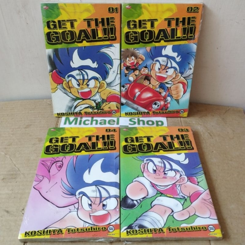 Jual SEGEL SEMUA Komik Get The Goal 1 2 3 4 Koshita Tetsuhiro tamiya ...