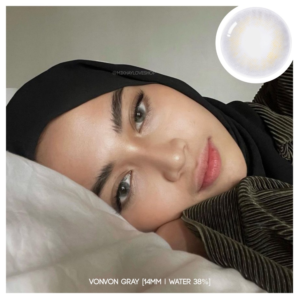 Jual [1pc] MIKHAYLOVE Softlens Vonvon Gray (Grey) | EOS | Shopee Indonesia