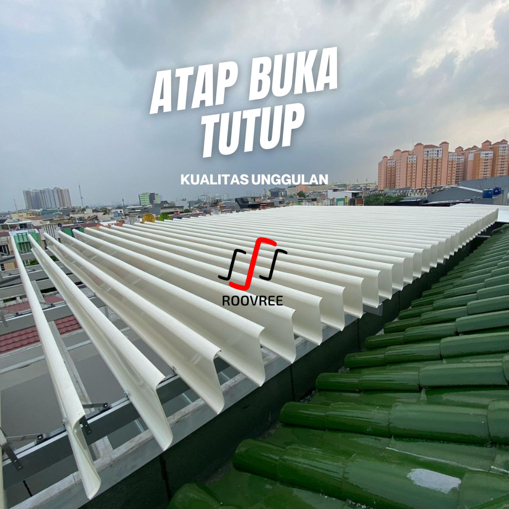 Jual Roovree Kanopi Aluminium Buka Tutup Taman Belakang Rumah Ciptakan ...