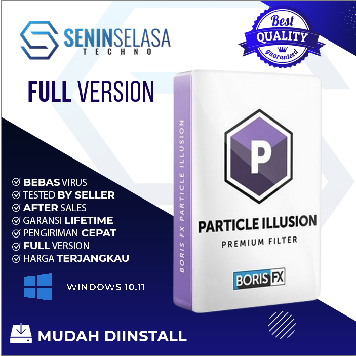 Jual Software Generator Partikel: Boris FX Particle Illusion Pro 2025 v18 [WIN] | Shopee Indonesia