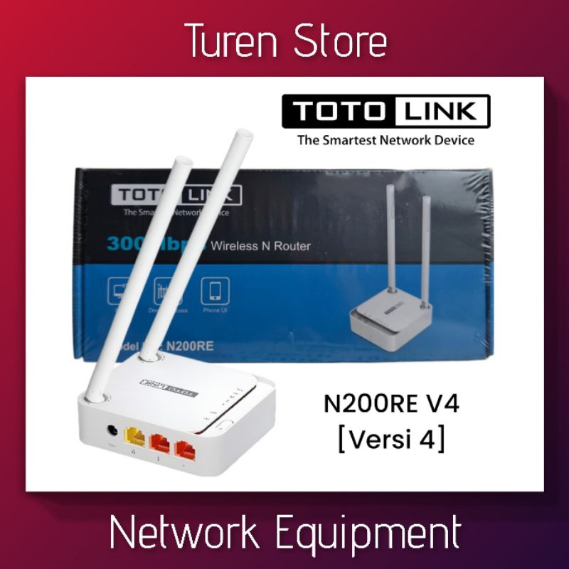 Jual Totolink N200re V4 Versi 4 Wireless N300 Router | Shopee Indonesia
