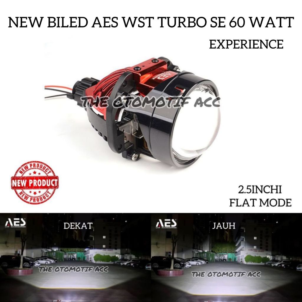 Jual NEW Biled Proyektor AES Turbo SE 60 watt Nonlaser 2.5 TBS AES ...