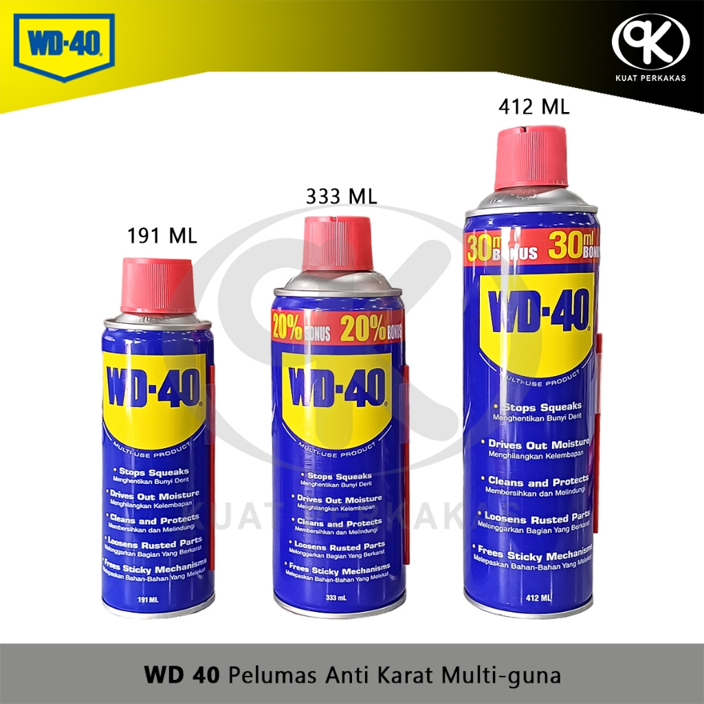 Jual Cairan Pembersih Serbaguna WD-40 Biru Anti Karat Multi-guna ORIGINAL WD 40 | Shopee Indonesia