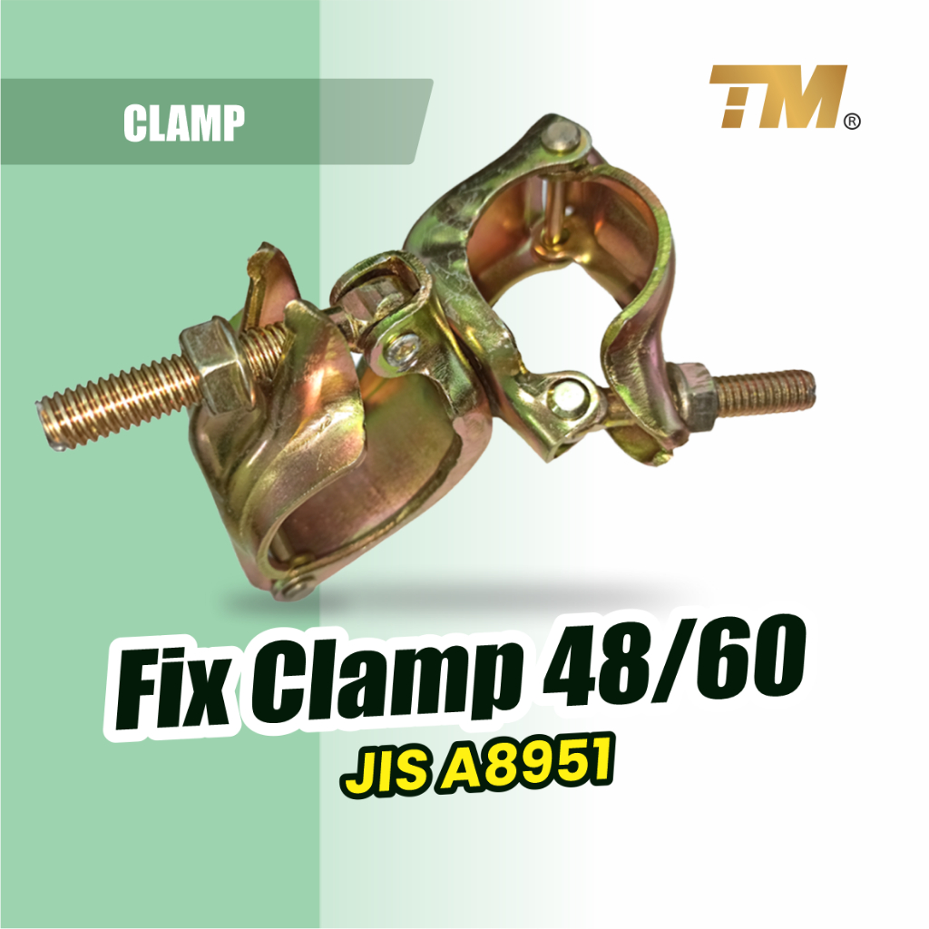 Jual FIX CLAMP 48/60 STANDARD JIS UNTUK SCAFFOLDING JENIS PIPA ...