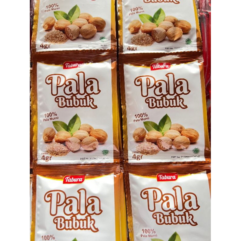Jual Tabura Pala bubuk 4gram x 12pcs / Pala bubuk renceng / Pala bubuk ...