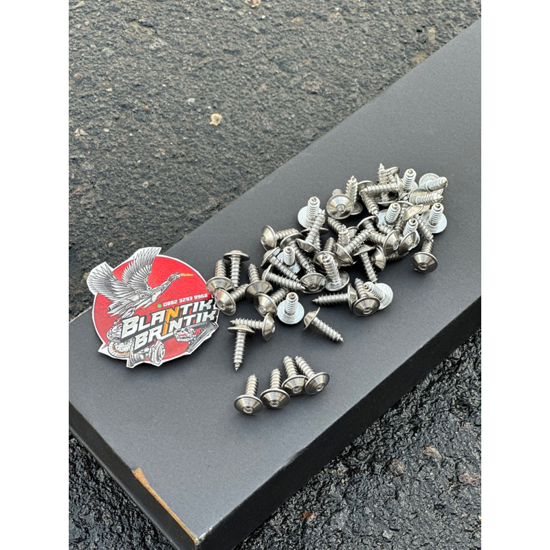 Jual baut body yamaha L stainless baut probolt stainless custom ...