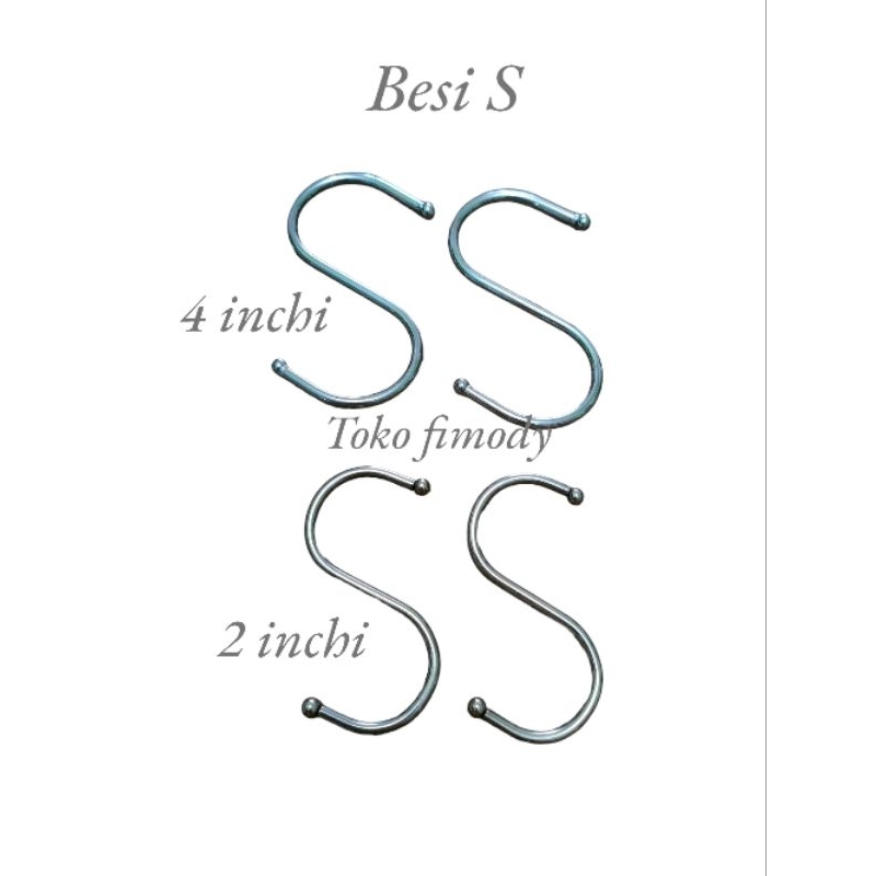 Jual Besi S 4'' dan Besi S 2" (per lusin) | Shopee Indonesia