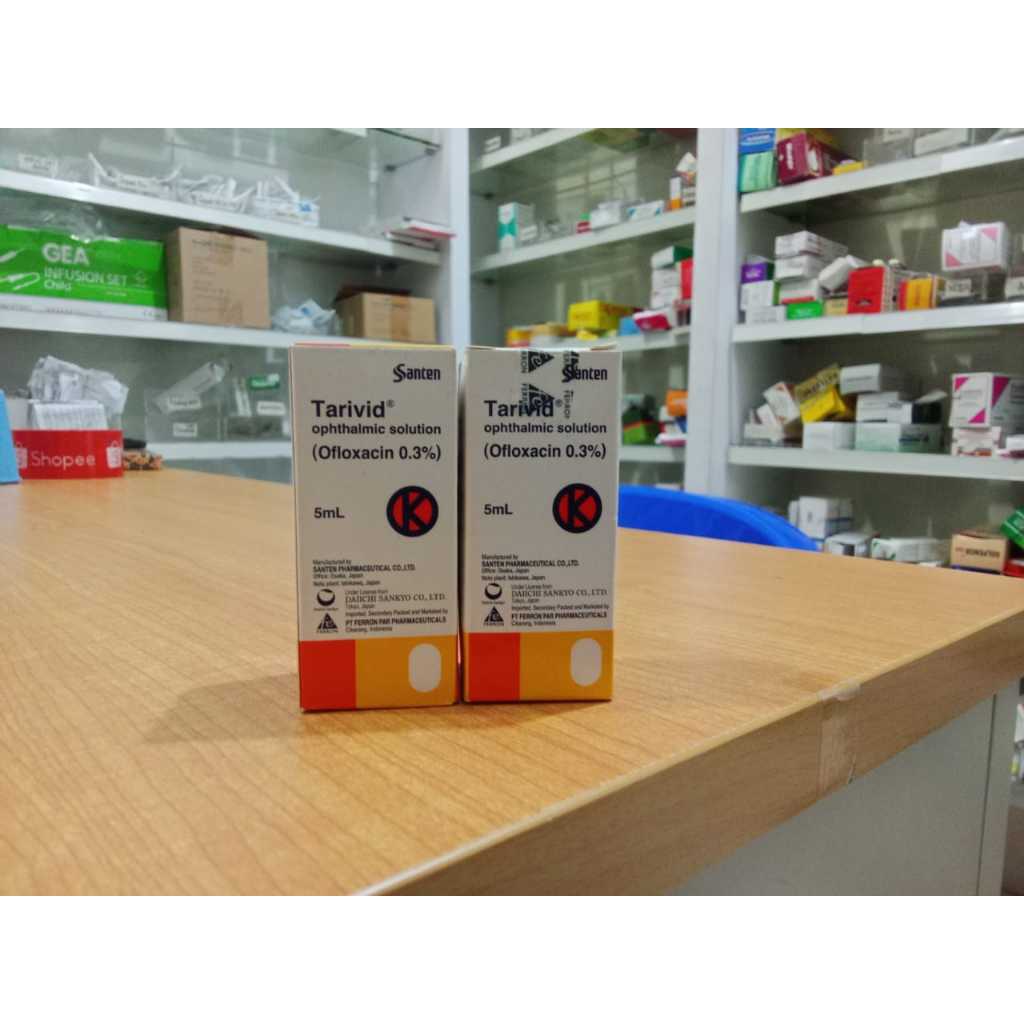 Jual Tarivid Eye Drop 0.3% 5ml (per Botol) | Shopee Indonesia