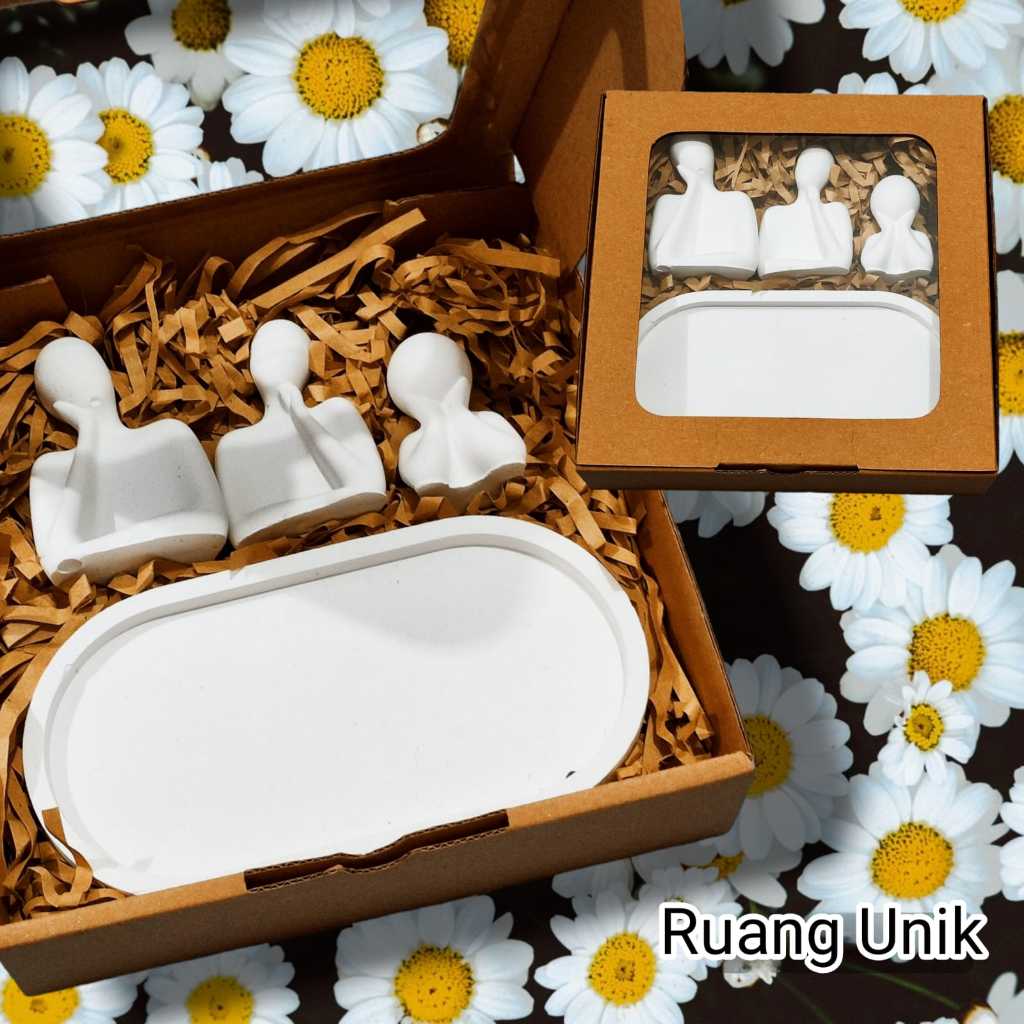 Jual Hampers 1 Set Patung Family aesthetic / Parcel Lebaran /Hampers ...
