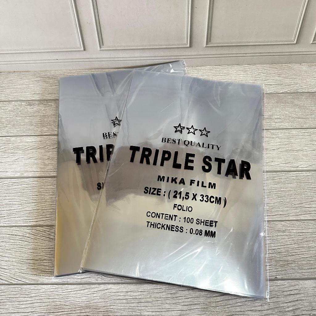 Jual NIAM SATU PACK ( 100 LEMBAR ) Plastik Jilid Mika Folio / Mika Film Jilid Folio | Shopee ...