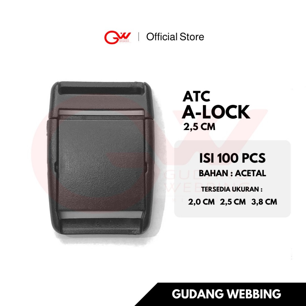 Jual ( ECERAN ) ATC A - LOCK 2.5cm ACT | KUNCI SODOK Acetal | SELOT ...