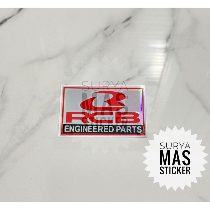 Jual stiker rcb racing boy hologram motor shock | Shopee Indonesia