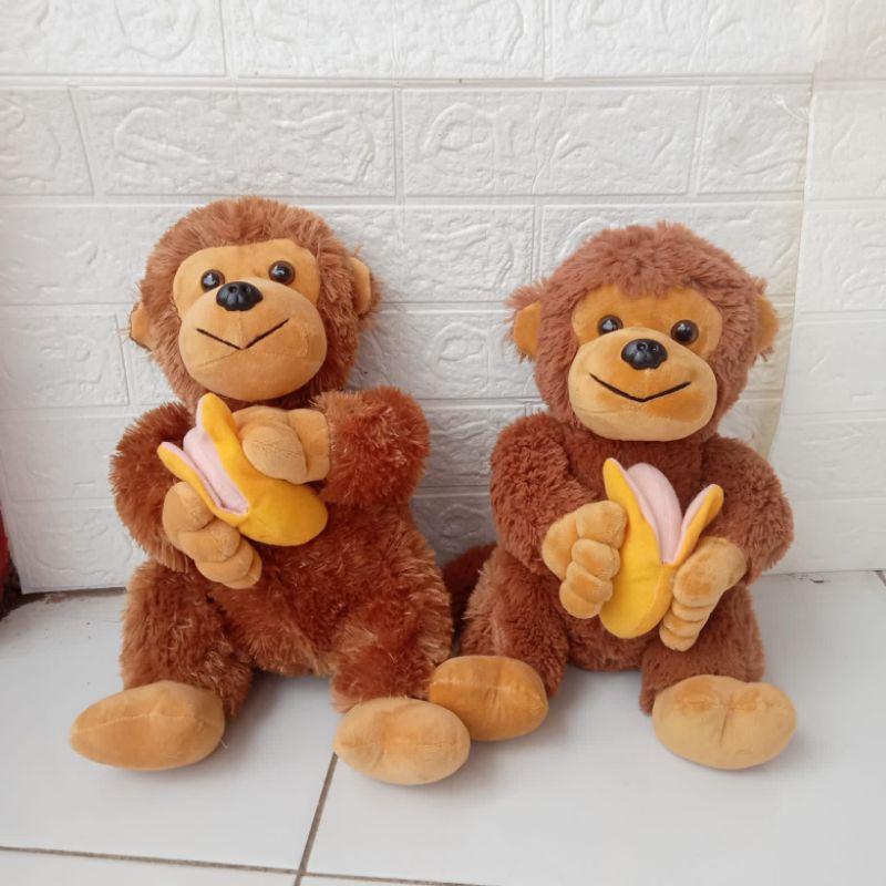 Jual Boneka Monyet Pisang Ukuran L Hadiah Kado Gift | Shopee Indonesia