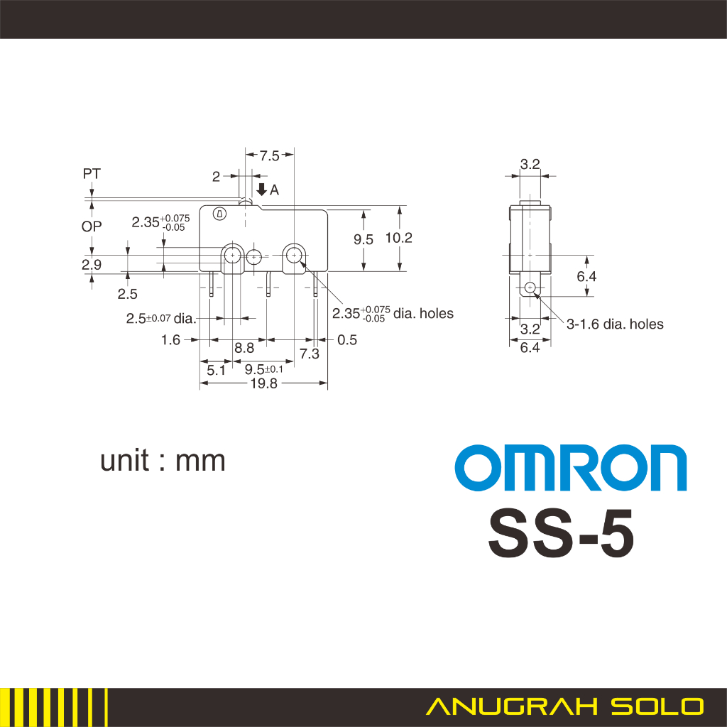 Jual SS-5 MICROSWITCH OMRON MICRO SWITCH LIMIT SWITCH SS5 | Shopee ...
