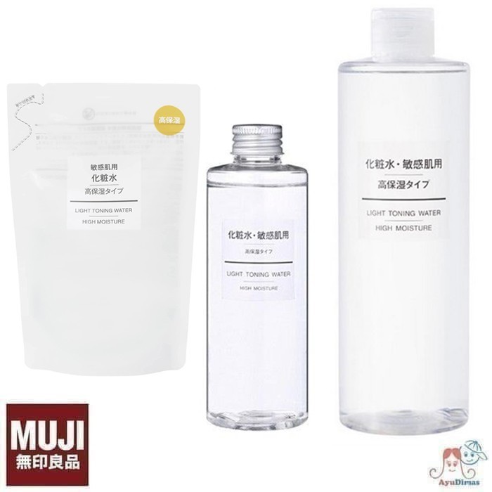 Jual Muji Light Toning Water HIGH MOISTURE - toner | Shopee Indonesia