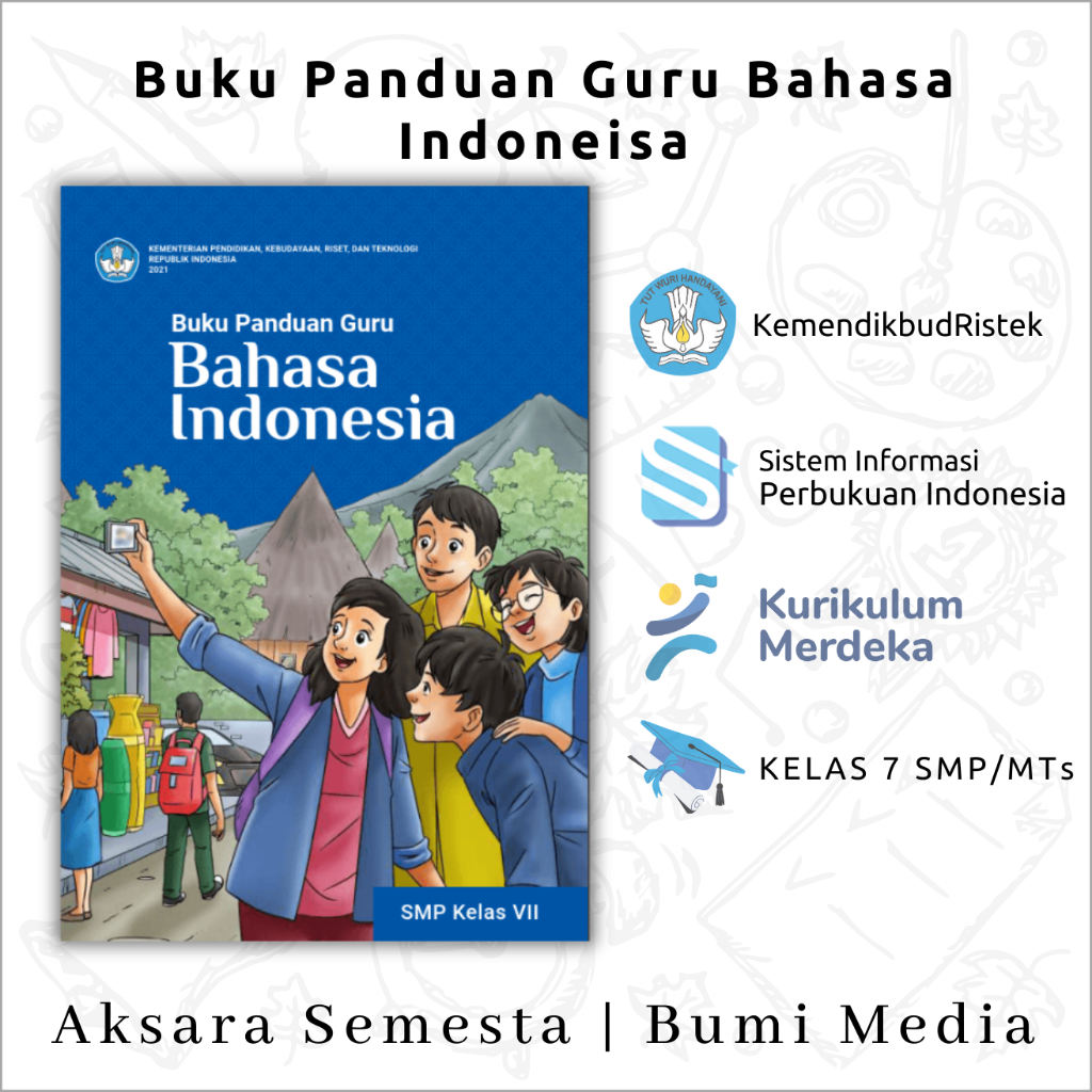 Jual Buku Panduan Guru BAHASA INDONEISA SMP KELAS VII 7 Kurikulum Merdeka Kementrian Pendidikan ...