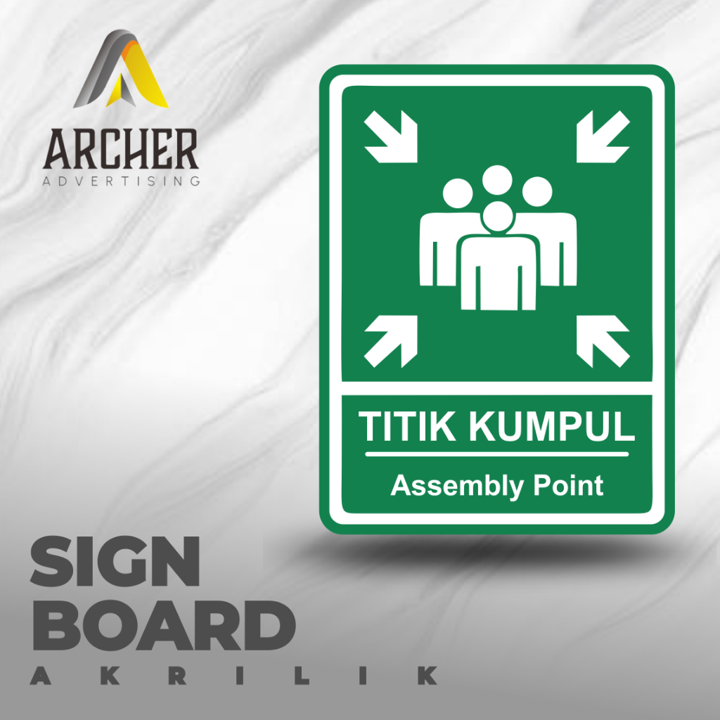 Jual PAPAN PENUNJUK SIGN BOARD TITIK KUMPUL (Assembly Point) | Shopee ...