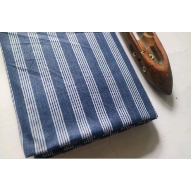 Jual Kain Lurik Navy | Shopee Indonesia