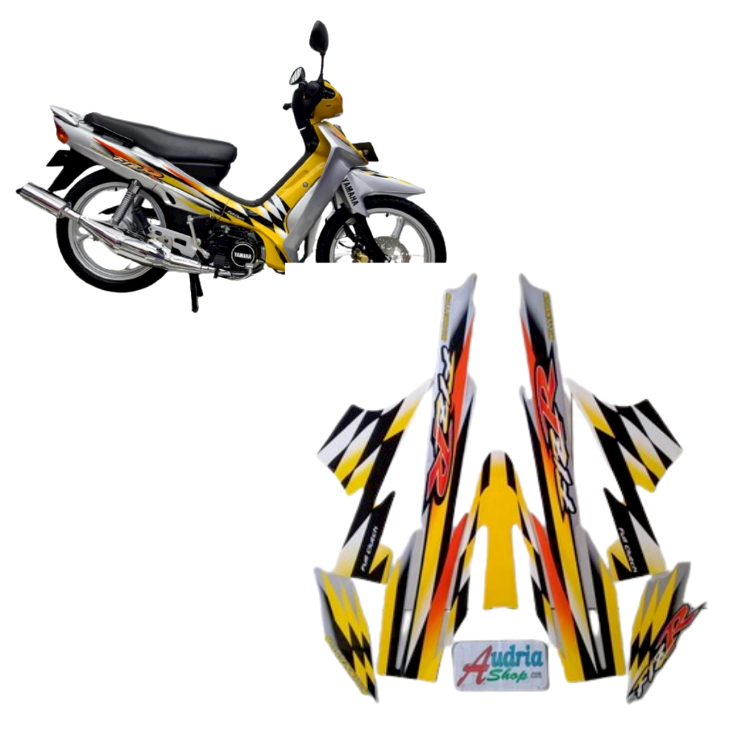 Jual Striping Motor Sticker Yamaha F1Zr Milenium Kuning | Shopee Indonesia