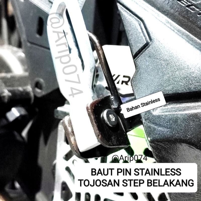 Jual BAUT AS TOJOSAN PIN FOOTSTEP BELAKANG VARIO 125 150 BEAT SCOOPY ...