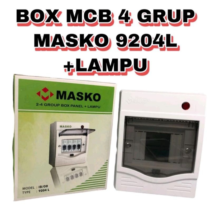 Jual Masko Box Mcb 4 group + Led | Shopee Indonesia