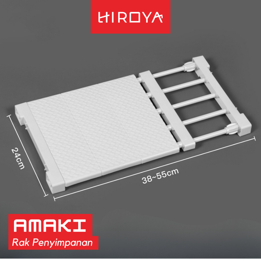 Jual 【HIROYA】AMAKI Storage Devider Lemari Pakaian Serbaguna Rak Pemisah ...