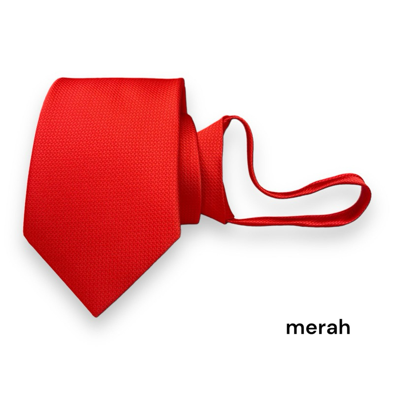 Jual DASI PRIA DASI MERAH INSTAN LANGSUNG PAKAI ZIP TIE BERKWALITAS ...