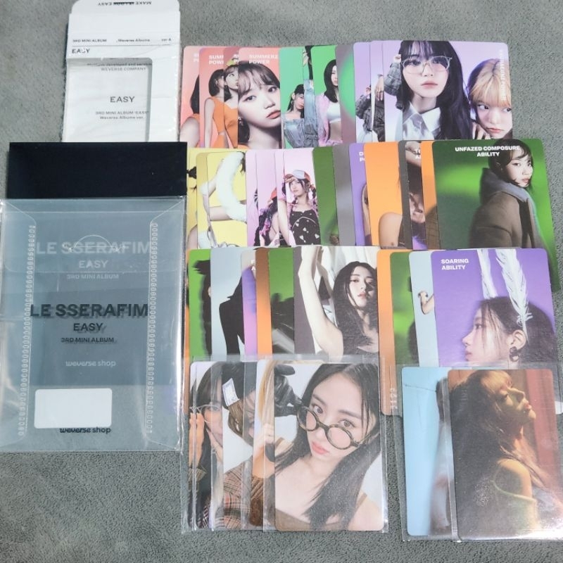 Jual LE SSERAFIM QR PHOTOCARD / Weverse POB PC / CARD - Official from 3rd mini Album EASY ...