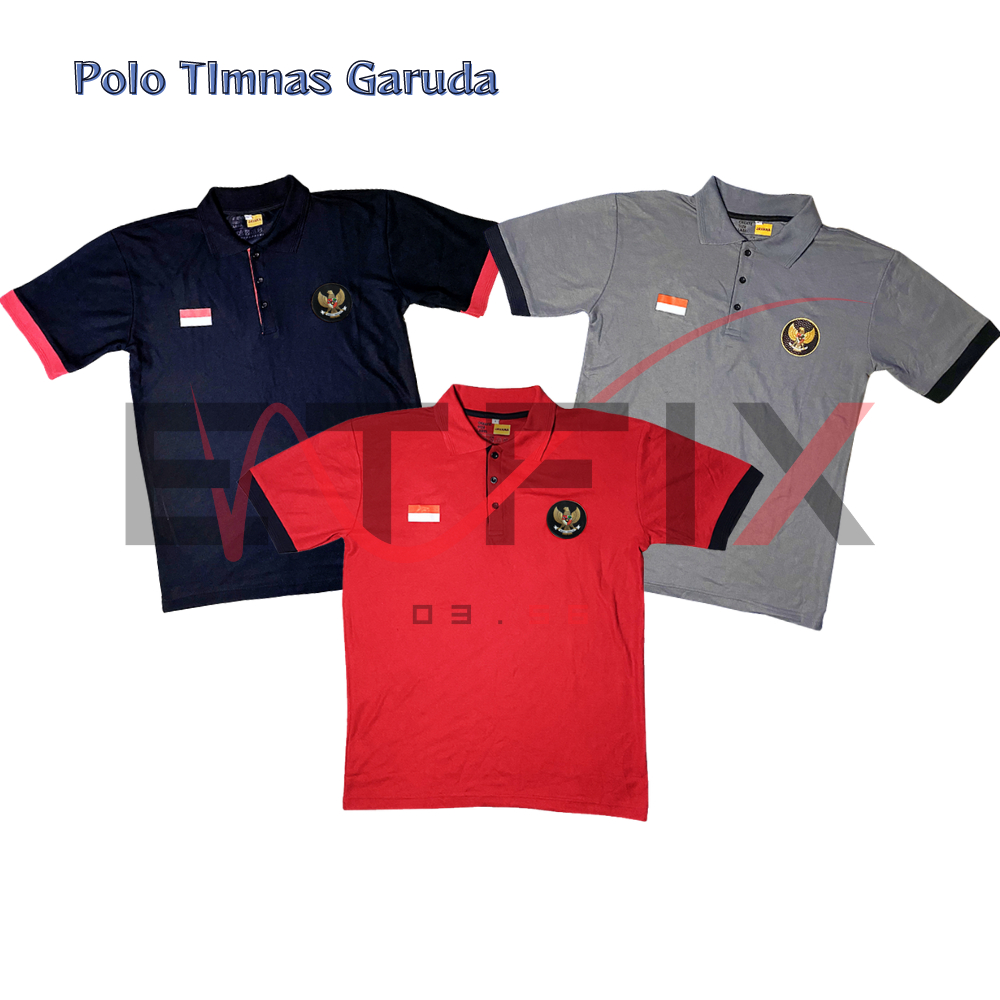 Jual Kaos Polo Timnas Indonesia Lacos High Quality Lengan Dewasa Tshirt ...