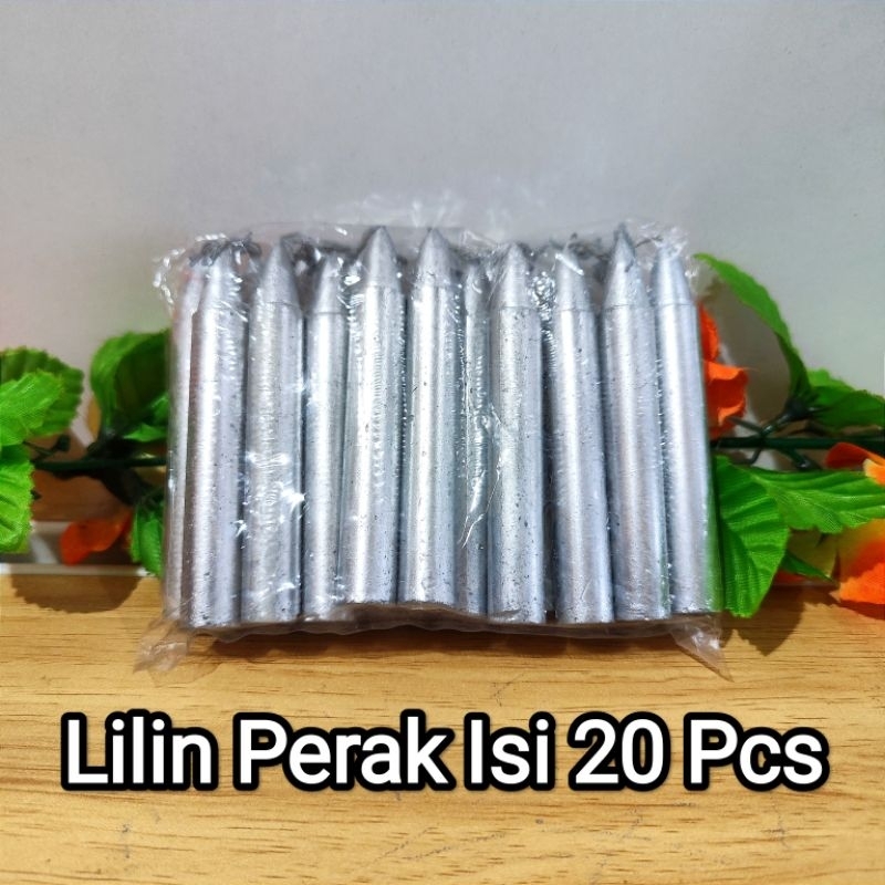 Jual Lilin Warna Perak Isi 20 pcs | Shopee Indonesia