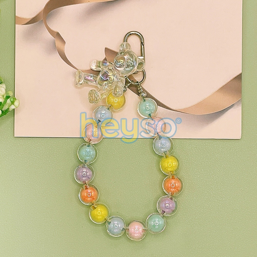 Jual Gantungan Korean Chain Hp Lanyard Manik Manik Bulat Tali Gelang ...