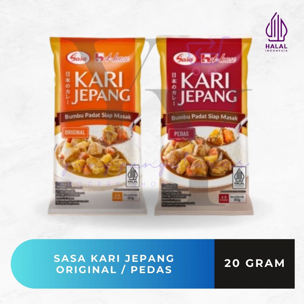 Jual Sasa House Bumbu Kari Jepang Siap Masak Original / Pedas 20 / 40 ...