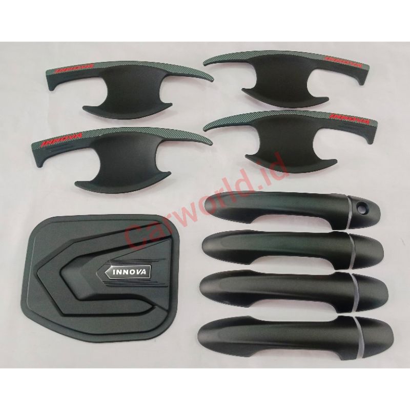 Jual Paket Handle Outer Tank Cover Innova Reborn Black Hitam Doff | Shopee Indonesia