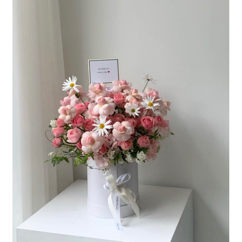 Jual Korean japanese flexing roses bouquet bucket buket bunga segar ...